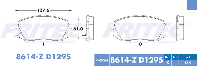 BALATA DISCO DELANTERA HYUNDAI TRUCK TUCSON 2016 KIA SPORTAGE 2016 ...