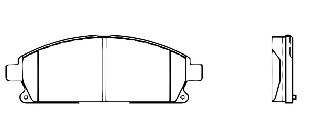 BALATA DISCO CERAMICA DELANTERA NISSAN TRUCK PATHFINDER 1997-1998 ...