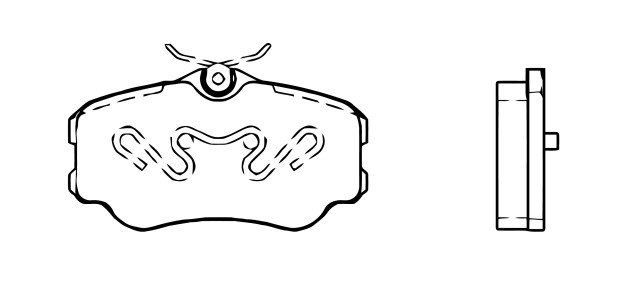 BALATA CERAMICA DELANTERA VOLKSWAGEN POINTER GTI 2000-2003 SUSTITUYE A ...