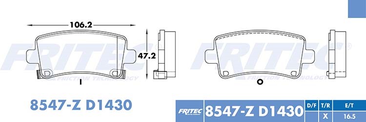 BALATA DISCO TRASERA CHEVROLET MALIBU 2013-2017 BUICK REGAL 2013-2017 ...