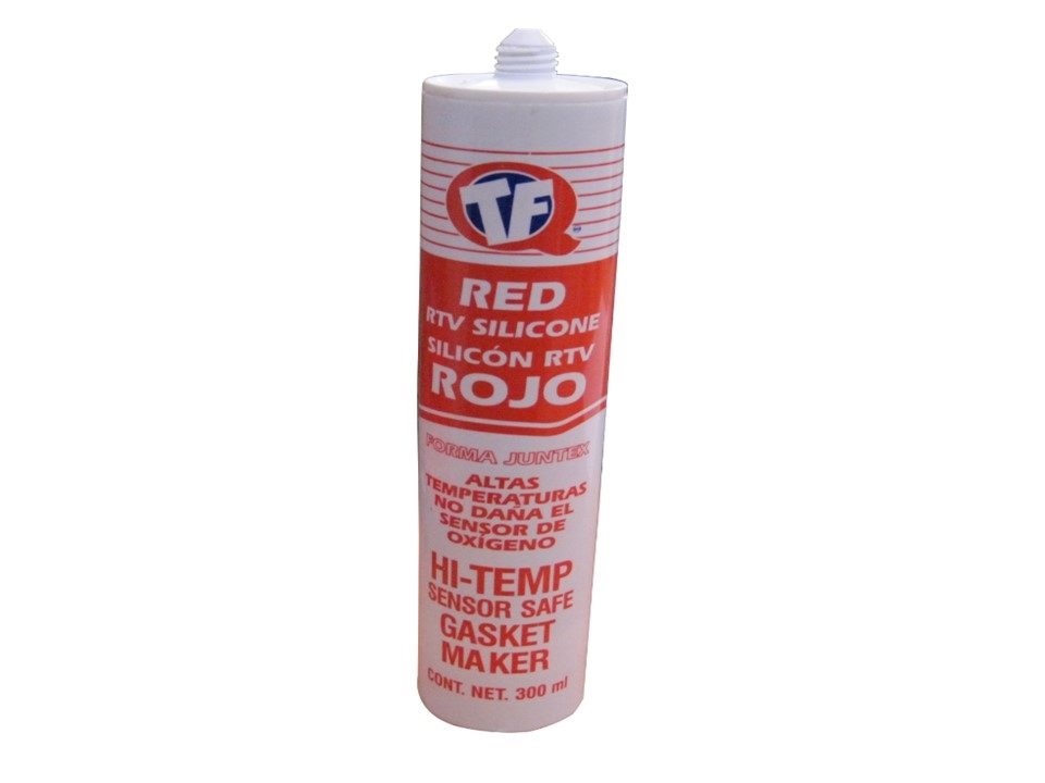 SILICON JUNTA ROJO CARTUCHO 300ML CAJA 24 PIEZAS () | 701-B | QUIMICA ...
