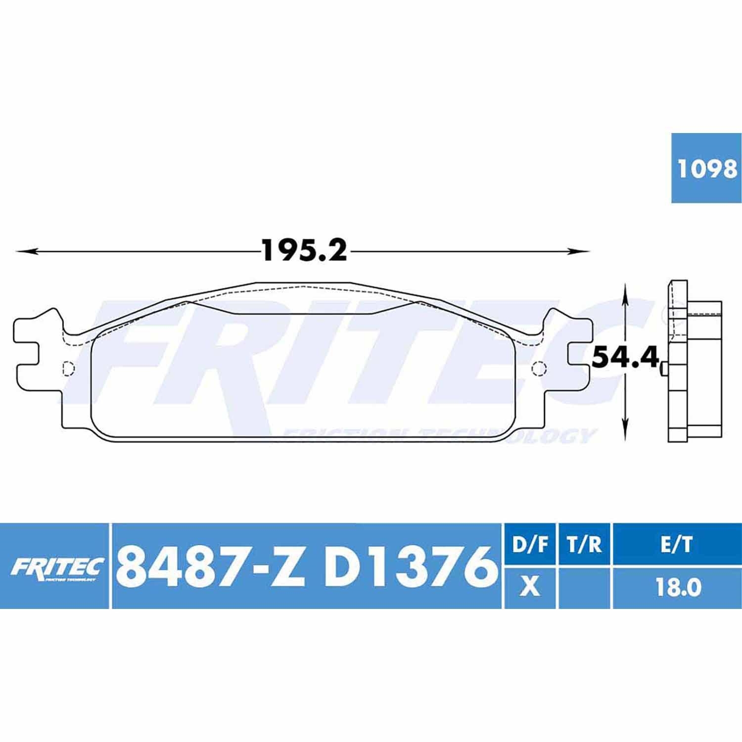 BALATA DISCO DELANTERA LINCOLN MKS V6 3.7 LTS 2009-2011 =D1376 () | SPC ...