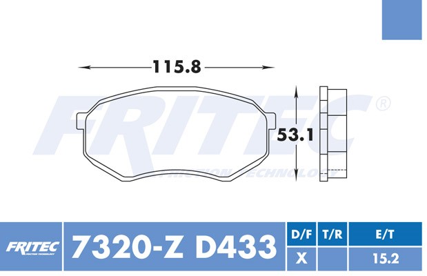 BALATA DISCO TRASERA TOYOTA TRUCK PICK UP 1994-1995 MAZDA 929 1988-1991 CRESSIDA 1990-1992 =D433 ...