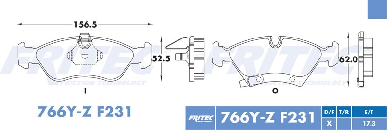 BALATA DISCO DELANTERA CHEVROLET TRUCK MERIVA 2003-2008 =D1189 () | M ...