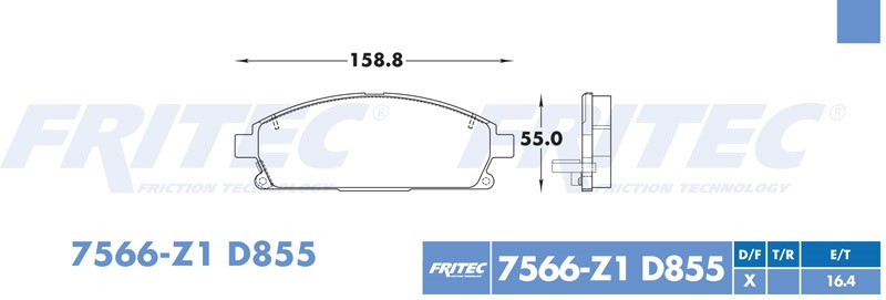 BALATA DISCO DELANTERA INFINITI Q45 1997-2000 INFINITI QX4 1997-2003 ...
