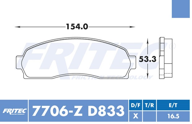 BALATA DISCO DELANTERA FORD TRUCK EXPLORER 2001-2005 RANGER 2003-2012 ...