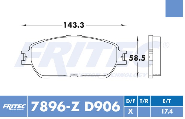BALATA DISCO DELANTERA TOYOTA TRUCK SIENNA 2004-2010 TACOMA 2005-2015 ...