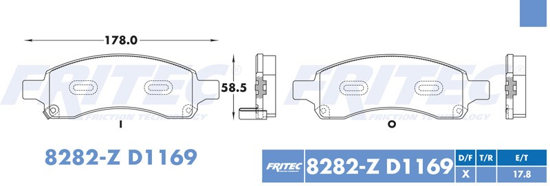BALATA DELANTERA CHEVROLET TRUCK SILVERADO 2006-2007 SILVERADO SPORT ...