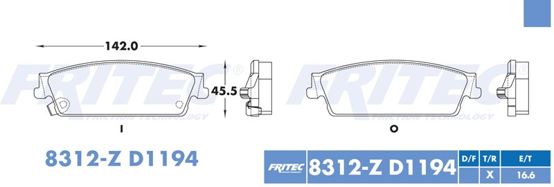 BALATA DISCO TRASERA CHEVROLET TRUCK AVALANCHE 2007-2013 CHEYENNE 2010 ...