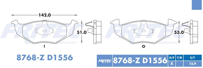 BALATA DISCO DELANTERA VOLKSWAGEN JETTA A2 1989-1992 GOL 2010-2011 ...