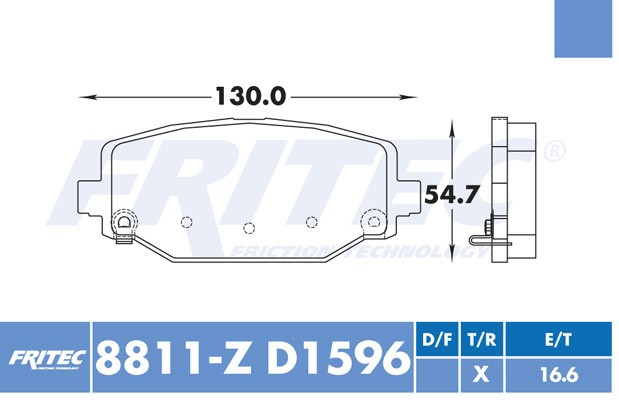 BALATA DISCO TRASERA DODGE TRUCK JOURNEY 2012-2016 CHRYSLER TRUCK TOWN ...
